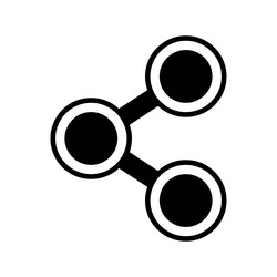 Simple share icon with square and arrow Royalty Free Vector