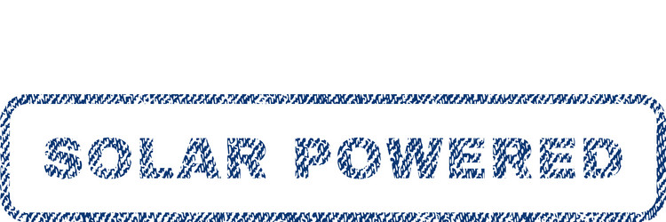 Solar textile stamp Royalty Free Vector Image - VectorStock