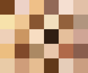 Color Palette for Dark Skin Vector Images (over 170)