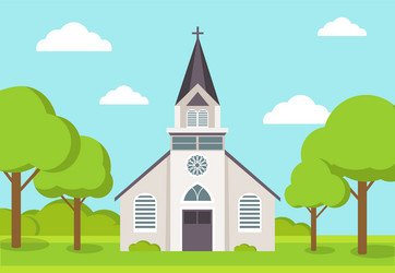 Church background Royalty Free Vector Image - VectorStock