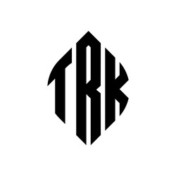 Trk logo letter letter logo design Royalty Free Vector Image