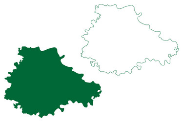 India Uttar Pradesh Map Vector Images (over 380)