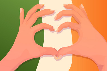 Irish Hands Heart Vector Images (over 320)