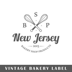 Logo for bubble waffle Royalty Free Vector Image