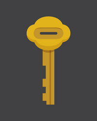 Cartoon keys secret mystery Royalty Free Vector Image
