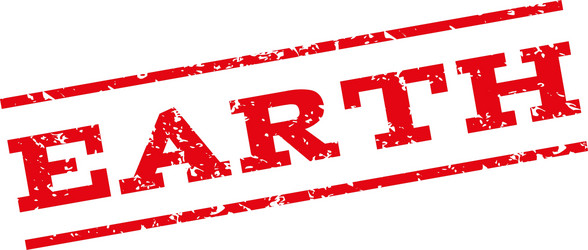 Earth day watermark stamp Royalty Free Vector Image