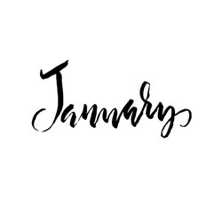 January Calligraphy Vector Images (over 8,200)