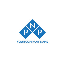 Pnp letter technology logo design on white Vector Image