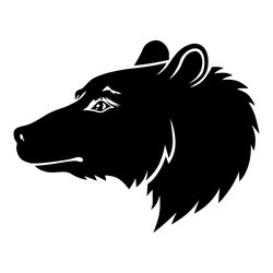 Bear Profile Silhouette Vector Images (over 150)