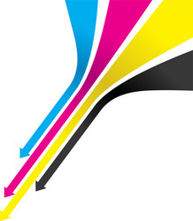 Colorful Arrow Strip Background Royalty Free Vector Image
