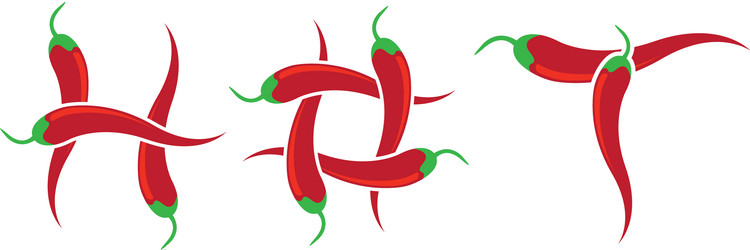 Chili symbol icon Royalty Free Vector Image - VectorStock