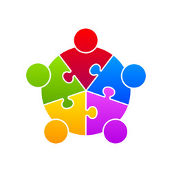 Community union support Royalty Free Vector Image