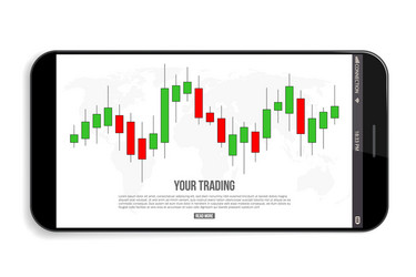 Creative of forex trading Royalty Free Vector Image
