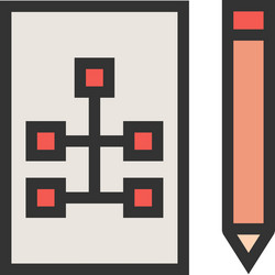 Draw hierarchy Royalty Free Vector Image - VectorStock