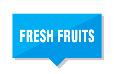Fresh fruits price tag Royalty Free Vector Image