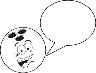 Cartoon hamburger with a caption balloon Vector Image