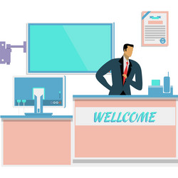 Welcome Desk Vector Images (over 2,200)