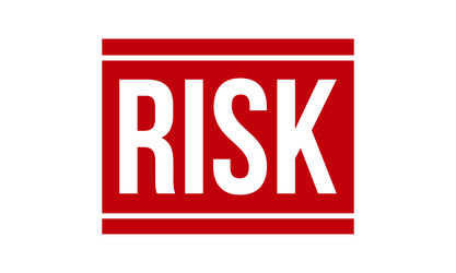 Risk rubber stamp seal Royalty Free Vector Image