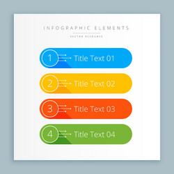 Number steps 3d info graphic 1 to 10 Royalty Free Vector