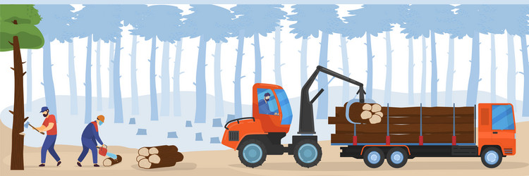 Cartoon Logging Truck Vector Images (over 130)