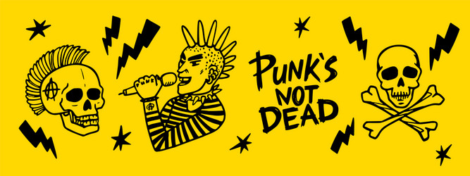 Punk not Dead Vector Images (90)