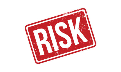 Risk rubber stamp seal Royalty Free Vector Image