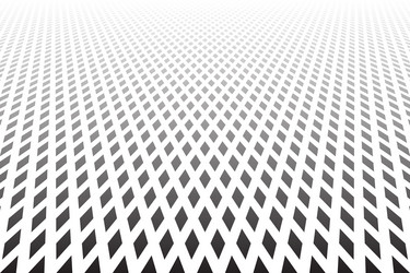 Pattern in diminishing perspective Royalty Free Vector Image