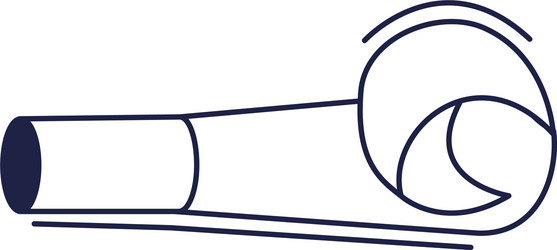 Birthday Blower Drawing
