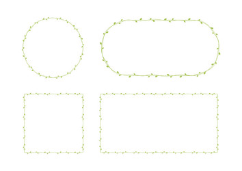 Flower Vine Square Border Vector Images (over 130)