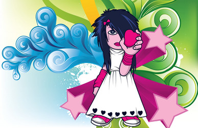 Emo Girl Background Vector Images (over 160)