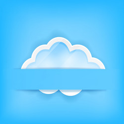 Abstract blue square mosaic background Royalty Free Vector