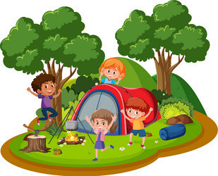 Kids Camping Clipart Vector Images (over 1,000)
