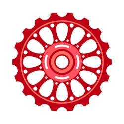 Gear teamwork meeting concepteight people Vector Image