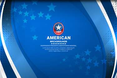 Usa color flag concept background Royalty Free Vector Image