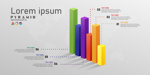 Health bar infographic with colorful topic Vector Image