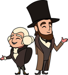 George Washington and Abraham Lincoln Vector Images (over 210)
