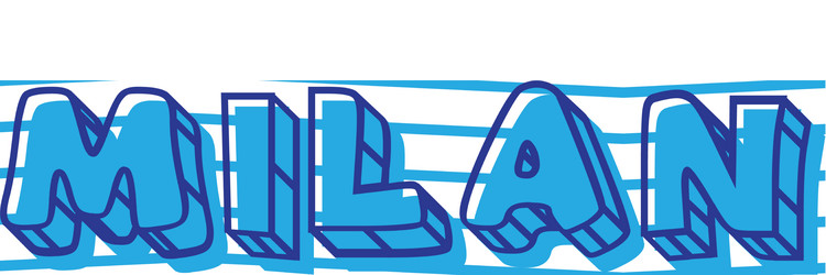 Milan Name Vector Images (51)