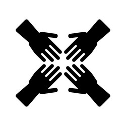 Team partnership icon Royalty Free Vector Image