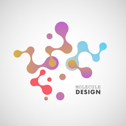 Molecule abstract Royalty Free Vector Image - VectorStock