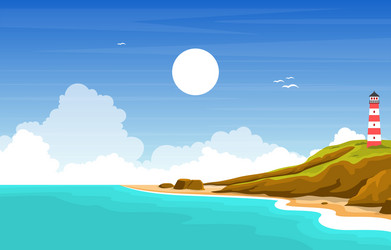 Beach Royalty Free Vector Image - VectorStock