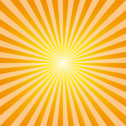 Vintage abstract background explosion green rays Vector Image