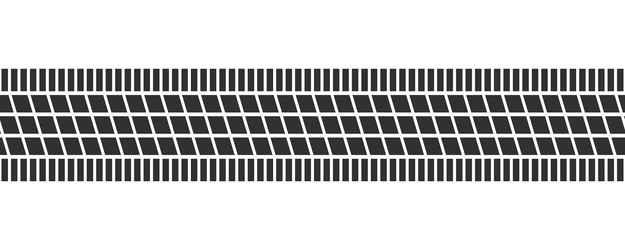 Auto tire tread seamless elements car tire Vector Image