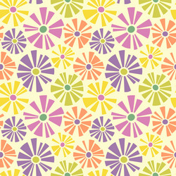 Retro spring designs and seamless patterns Vector Image