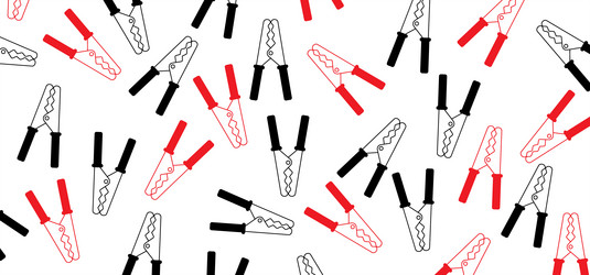 Jumper cable or lead for car booster Royalty Free Vector