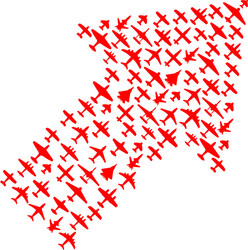 Airplane Arrow Vector Images (over 7,600)