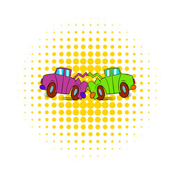 Car Crash Comic Vector Images (over 150)