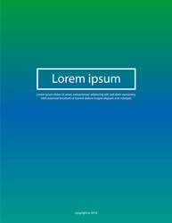 Minimal covers design a4 cover gradients Vector Image