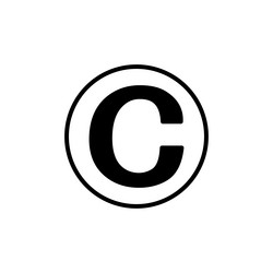 Copyright icon copyright symbol Royalty Free Vector Image