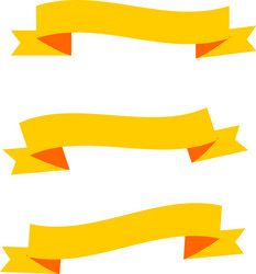 Vintage ribbons logo Royalty Free Vector Image