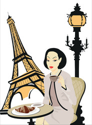 French montage Royalty Free Vector Image - VectorStock